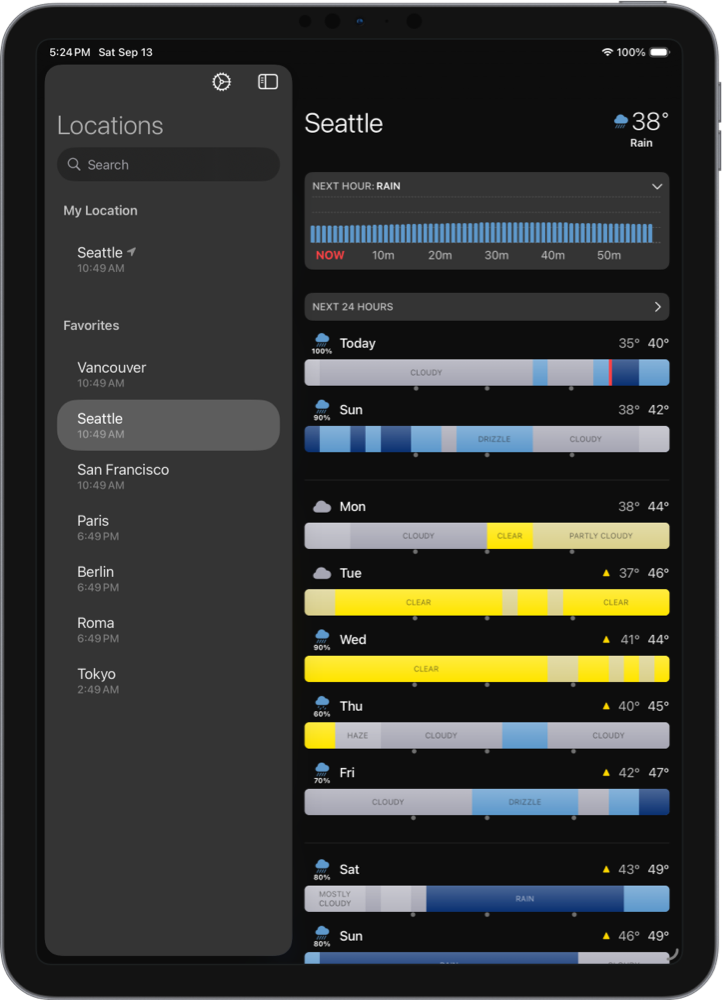 Looks Like Rain - A new weather app for iOS and Mac