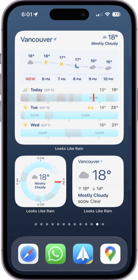 Looks Like Rain - A new weather app for iOS and Mac